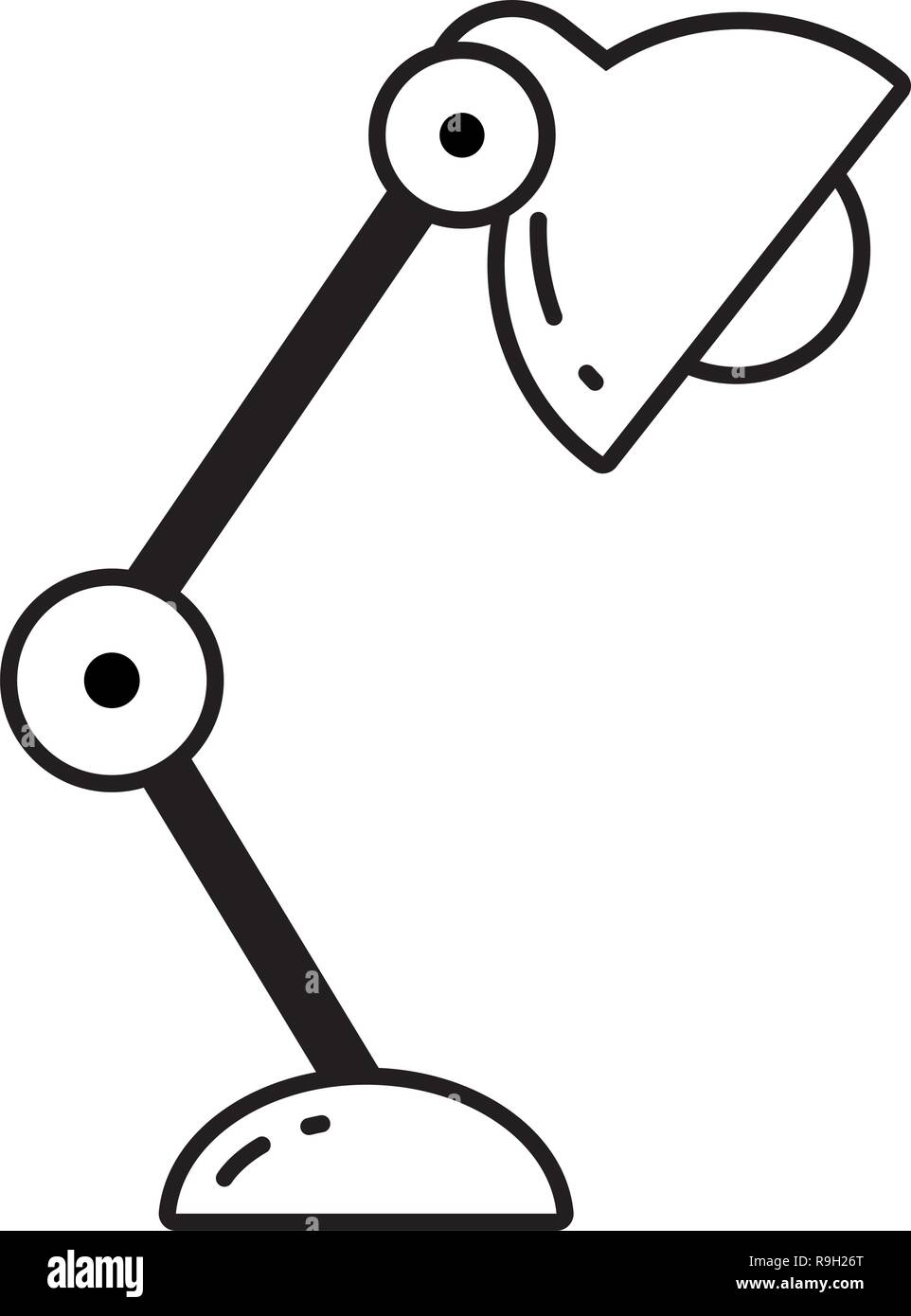 Glowing desk lamp Stock Vector Images - Alamy