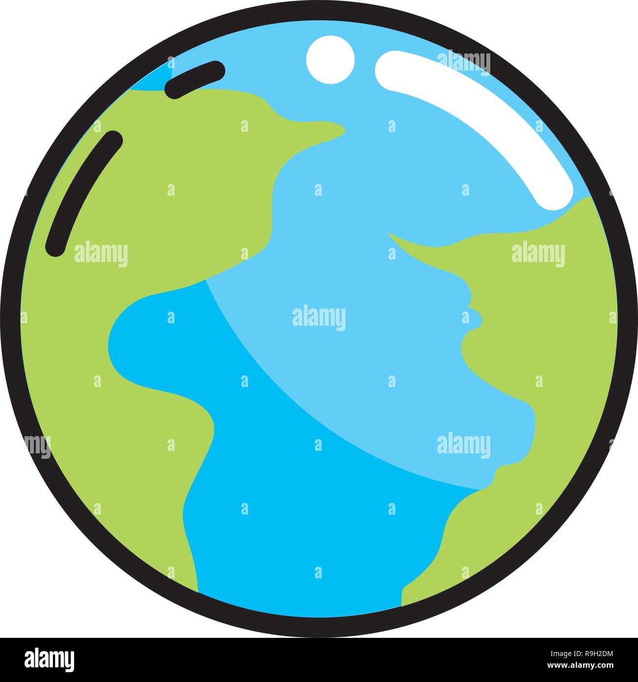 World Globe Cartoon High Resolution Stock Photography and Images - Alamy