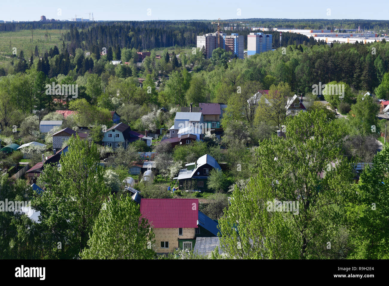 Moscow city town village hi-res stock photography and images - Alamy