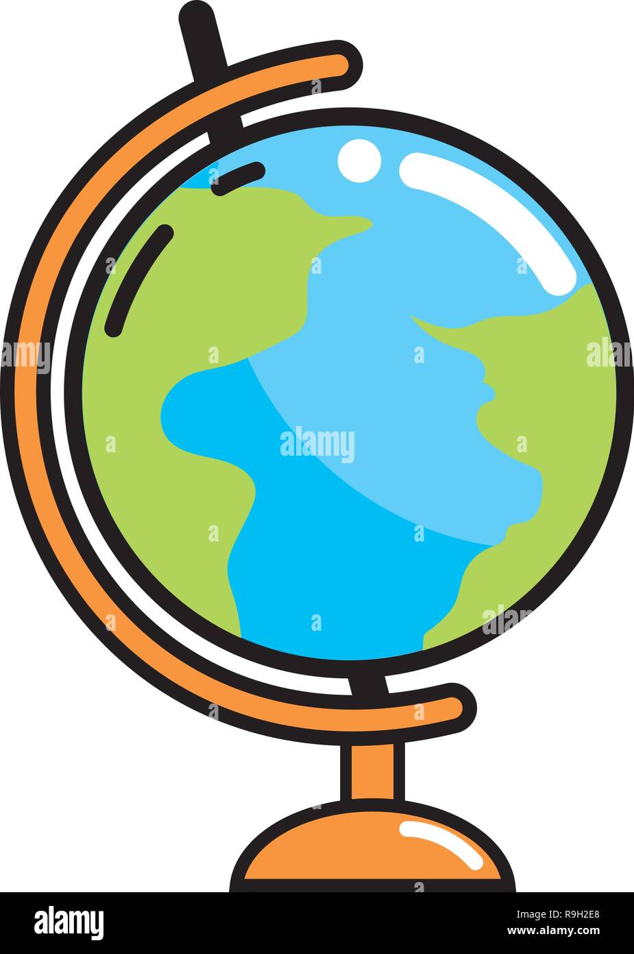 world map cartoon Stock Vector Image & Art - Alamy
