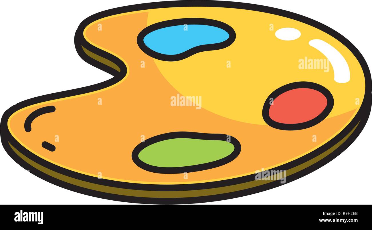 paint element cartoon Stock Vector Image & Art - Alamy