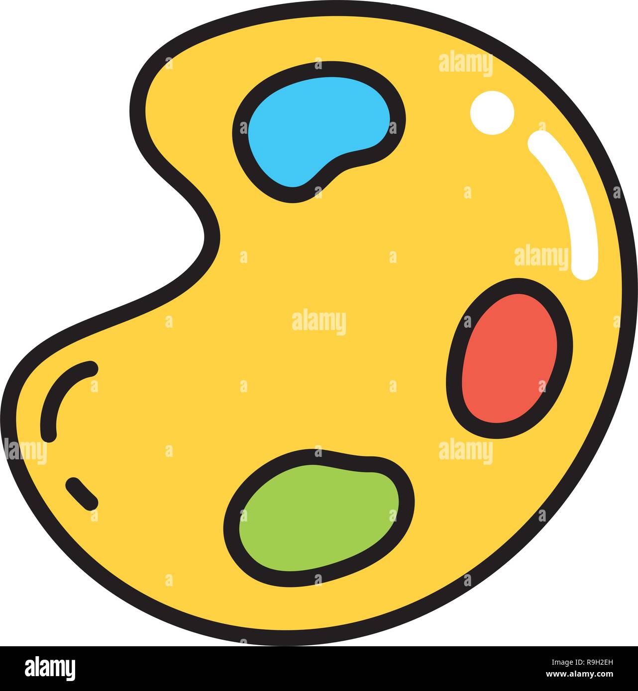 paint element cartoon Stock Vector Image & Art - Alamy