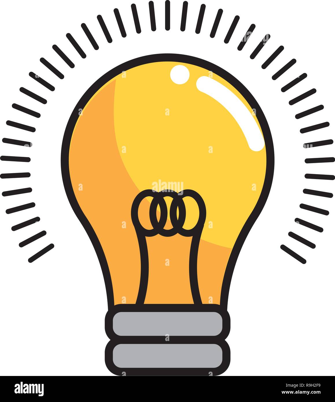 light bulb cartoon Stock Vector Image & Art - Alamy
