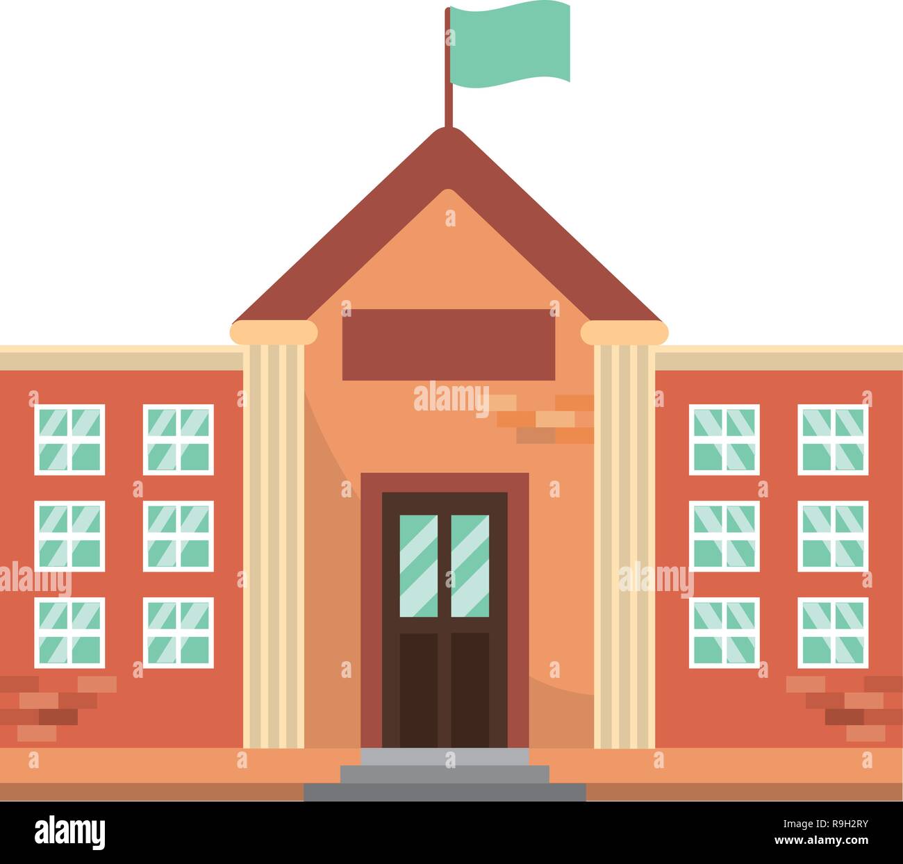 elementary school cartoon Stock Vector Image & Art - Alamy