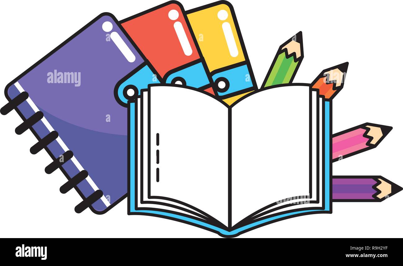 school study element cartoon Stock Vector Image & Art - Alamy