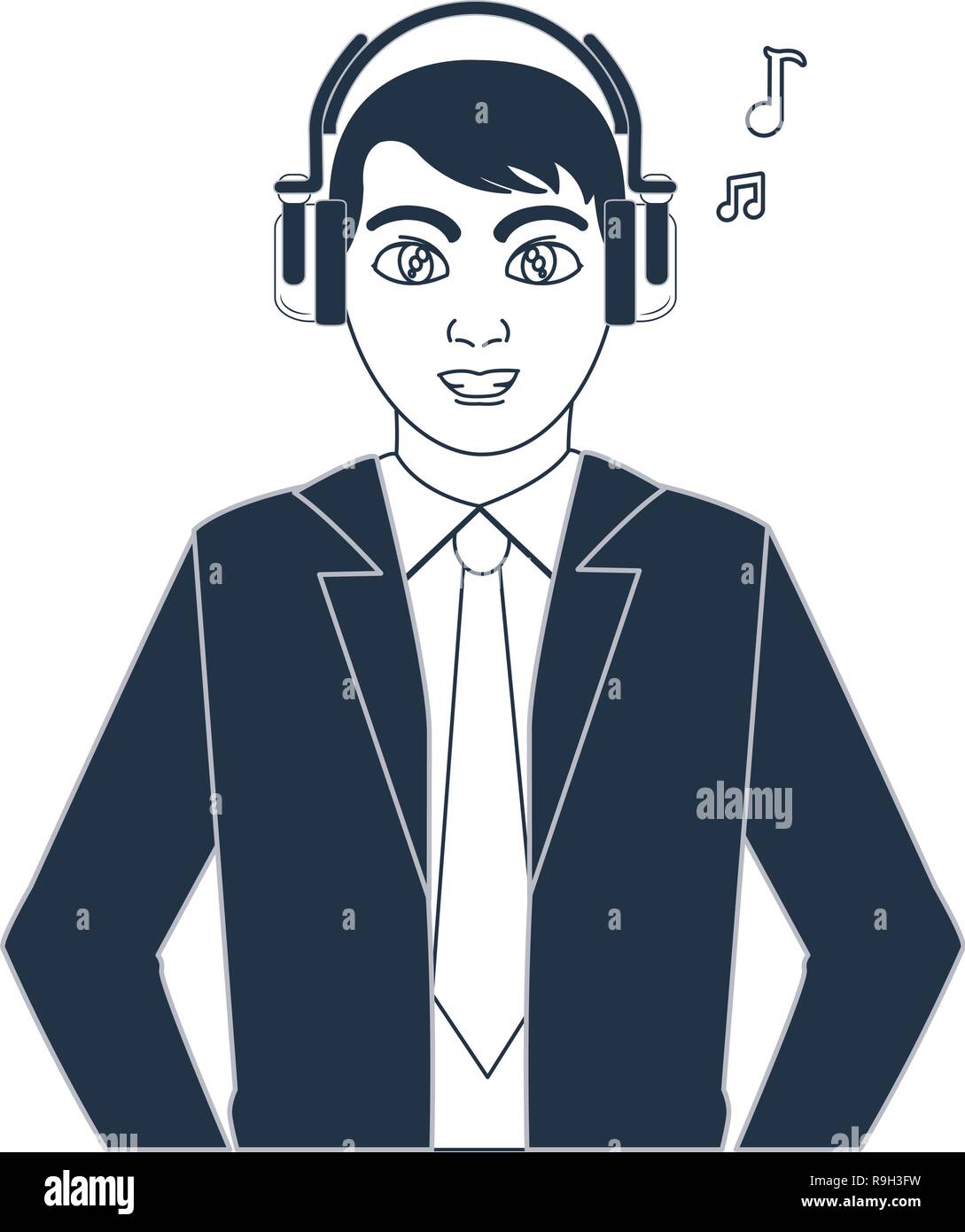 music icon cartoon Stock Vector Image & Art - Alamy