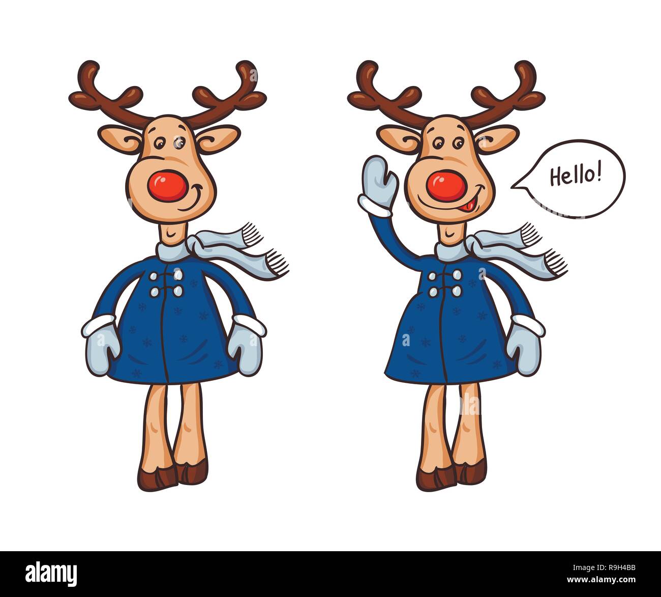 Caribou cartoon hi-res stock photography and images - Alamy