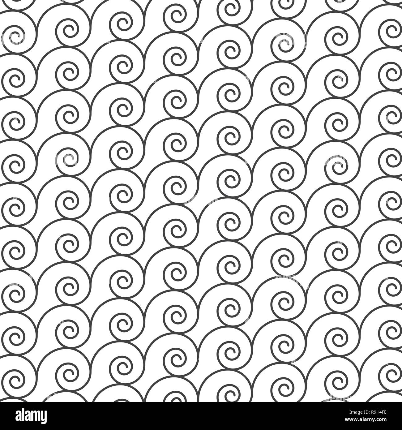 Abstract Pattern with spiral line, good for decoration Stock Vector ...