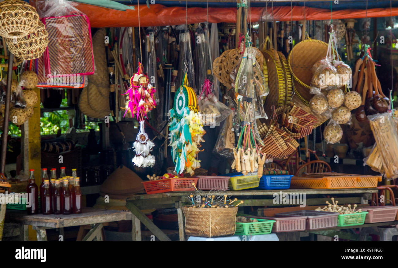 Rattan Craft Product At Cameron Stock Photo - Alamy