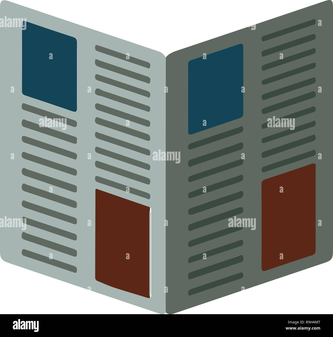 Newspaper Icon, Application Color icon use vector good for your app ...