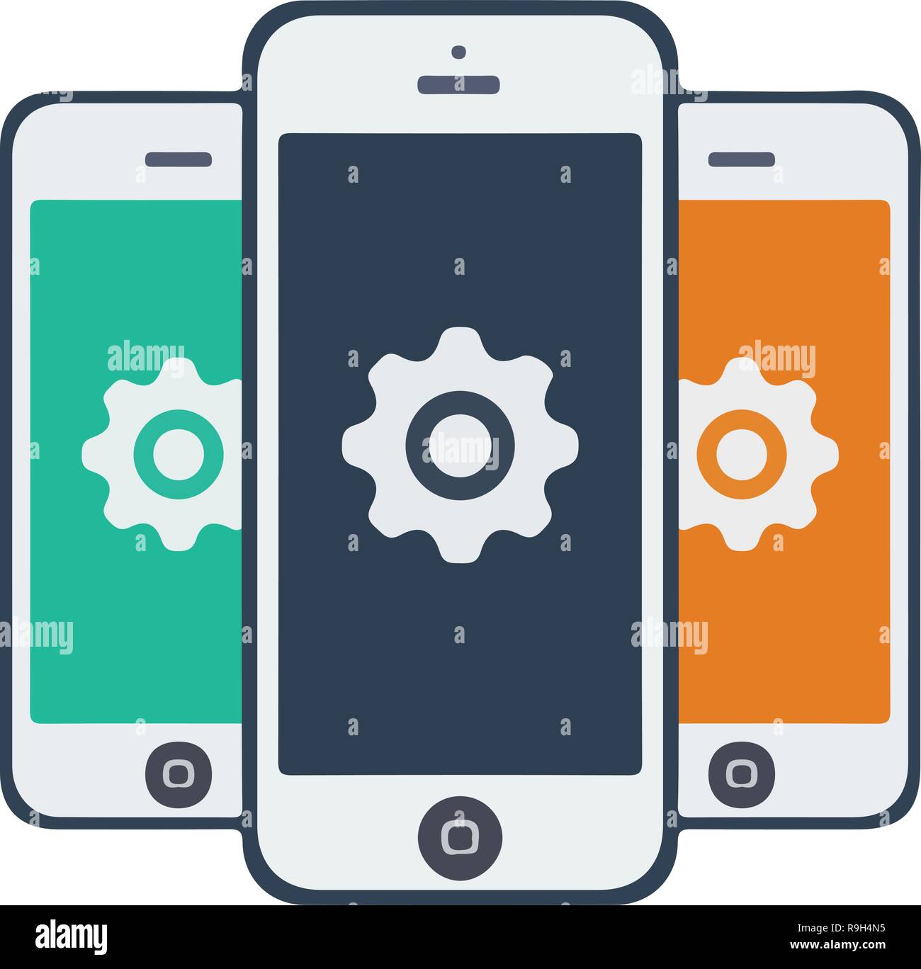 Setting Apps Icon, Application Color icon use vector good for your app ...