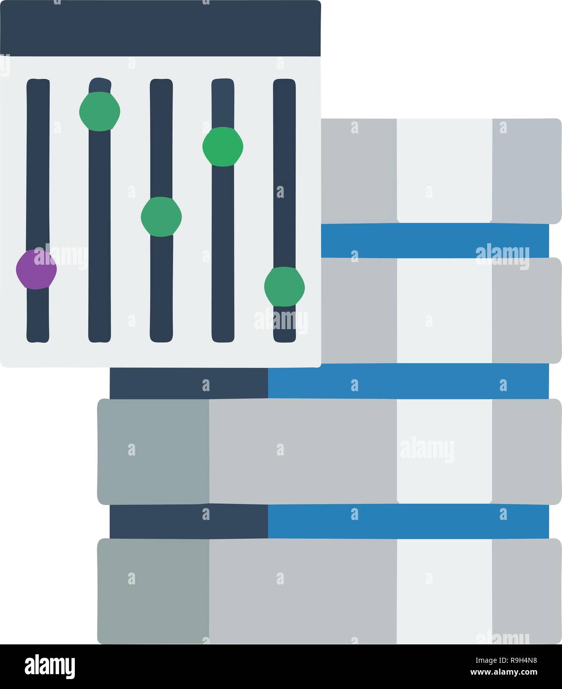 Database Setting Icon, Application Color icon use vector good for your ...