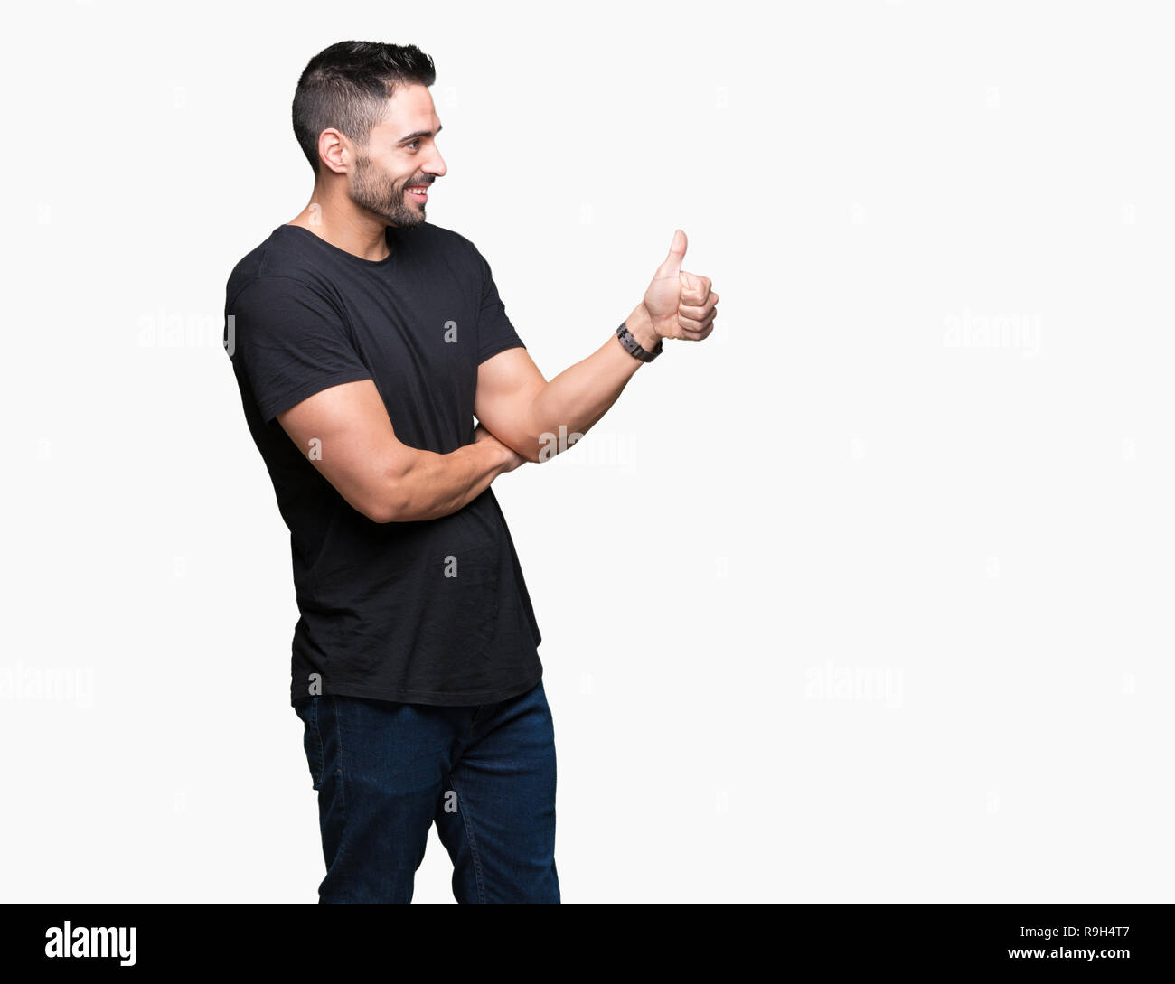 Proud looking up portrait Cut Out Stock Images & Pictures - Alamy