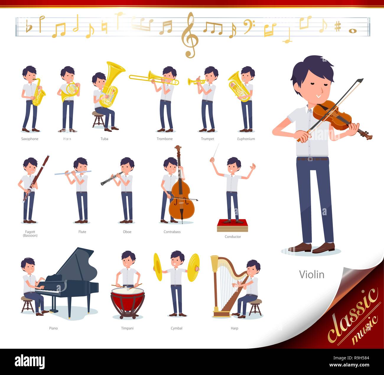 Culture and performances Stock Vector Images - Alamy