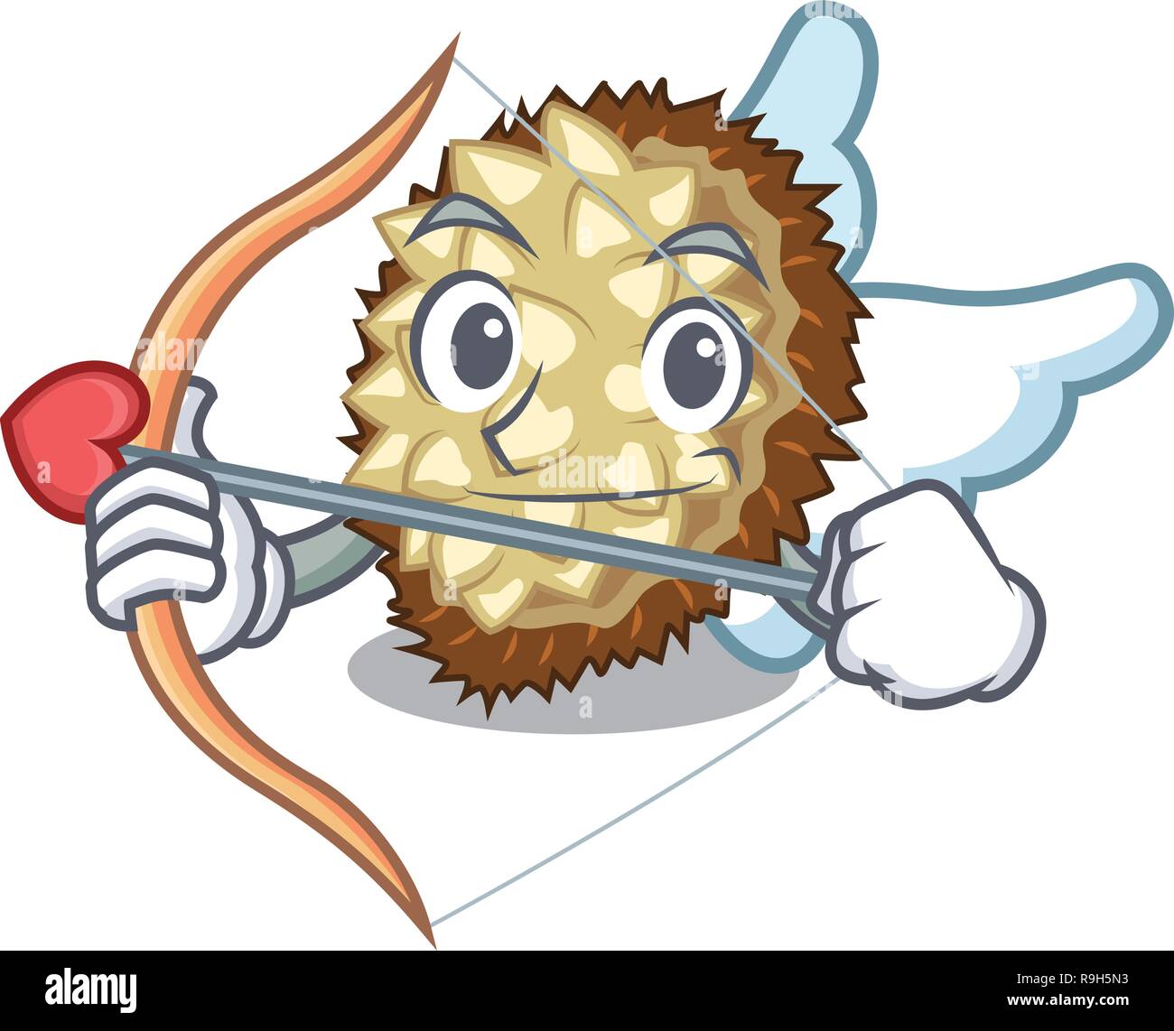 Cupid marang fruit isolated on a cartoon Stock Vector Image & Art - Alamy