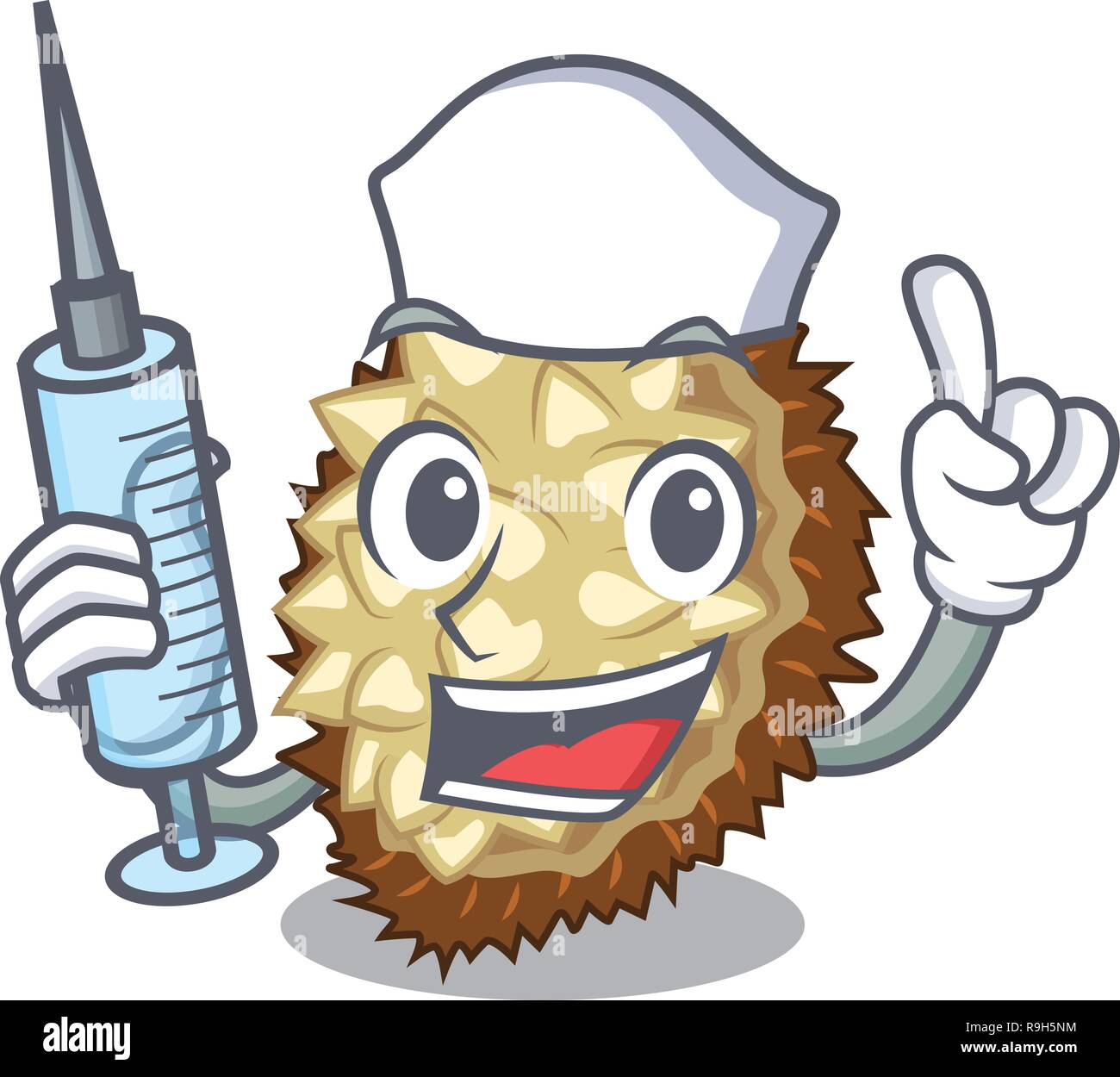 Nurse marang fruit in shape a cartoon Stock Vector Image & Art - Alamy