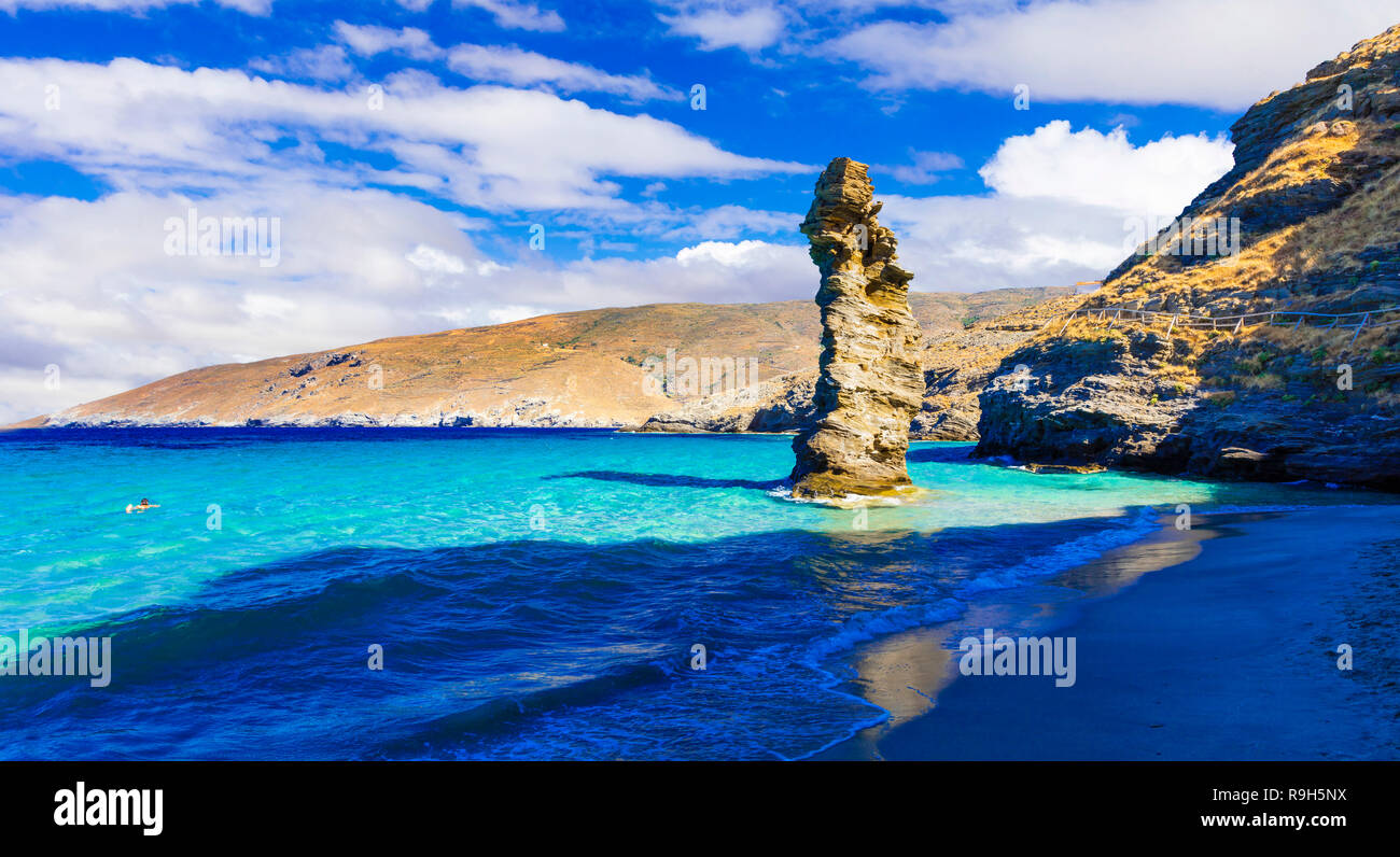 Incredible rocks in Andros Island,cyclades,Greece Stock Photo - Alamy