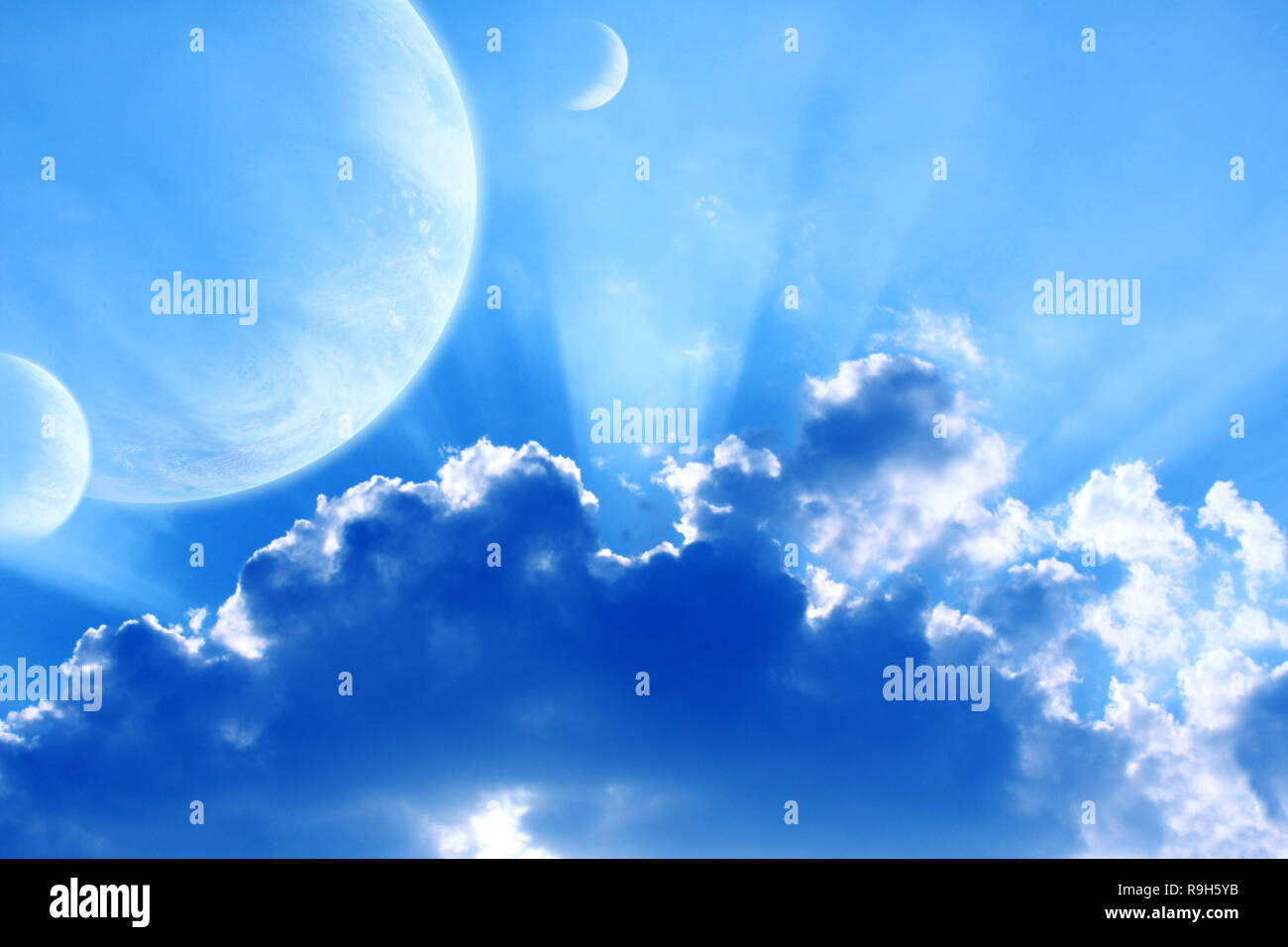 Collage sky hi-res stock photography and images - Alamy