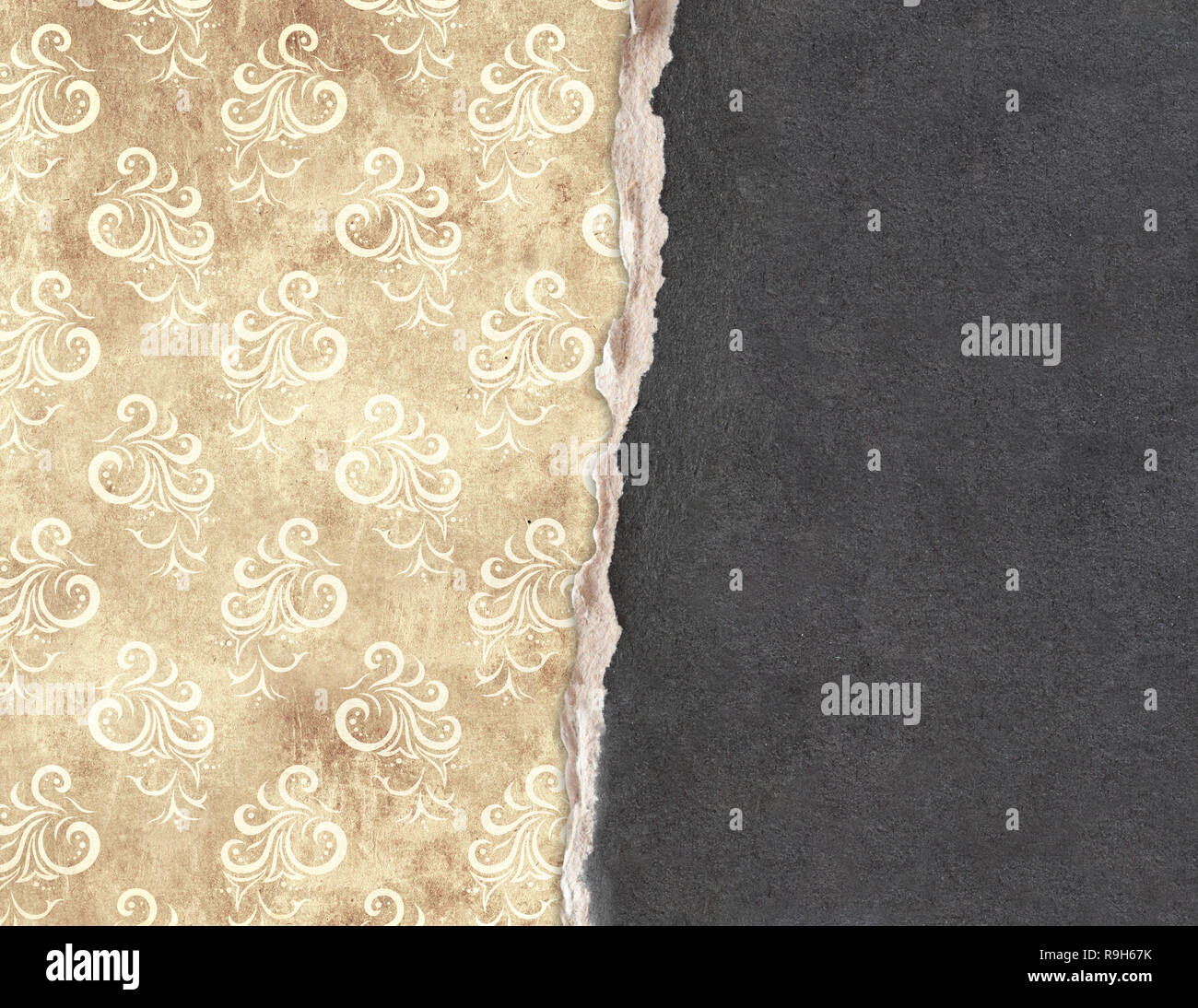 Grunge frame with paper texture Stock Photo - Alamy