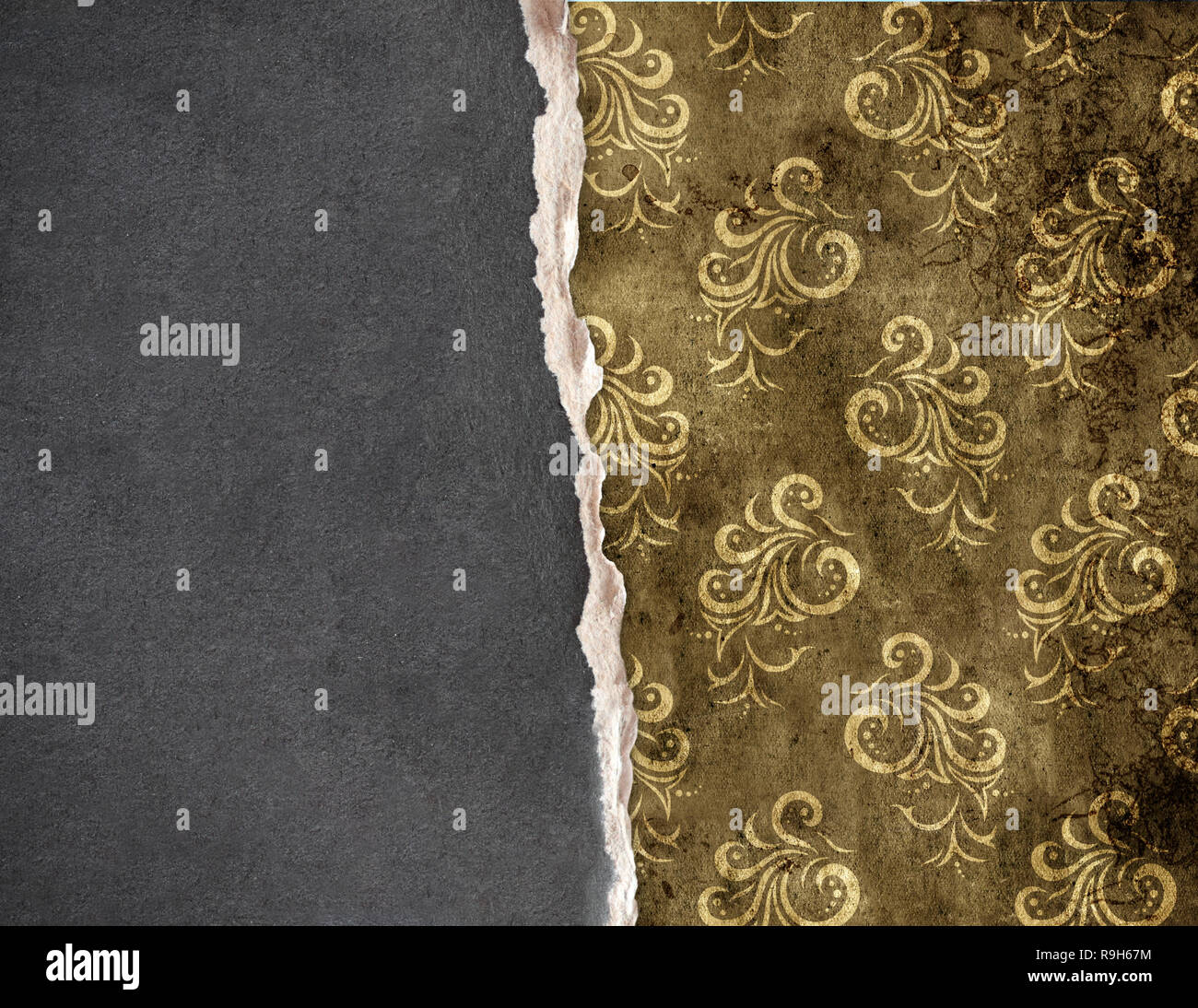 Grunge frame with paper texture Stock Photo - Alamy