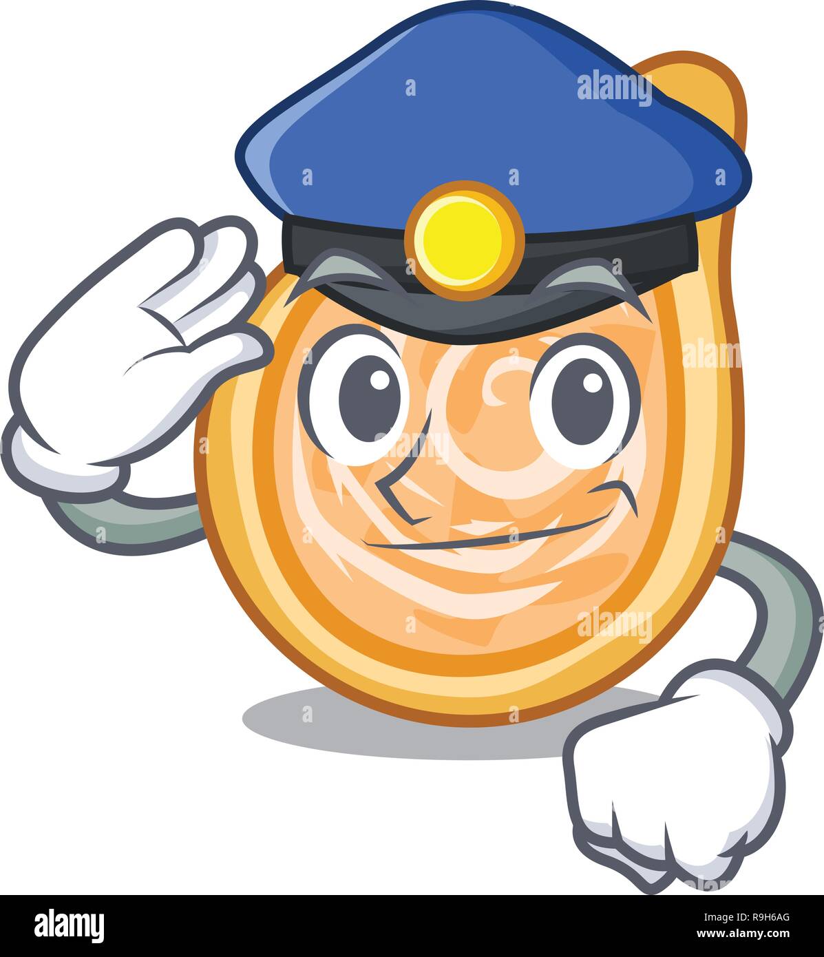 Police chicken coxinhas on the table cartoon Stock Vector Image & Art ...