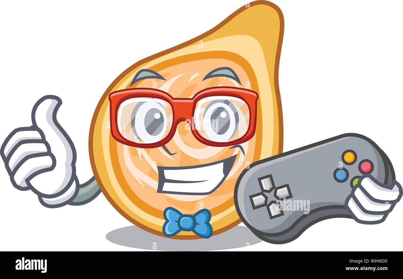 Gamer chicken coxinha isolated on a mascot Stock Vector Image & Art - Alamy