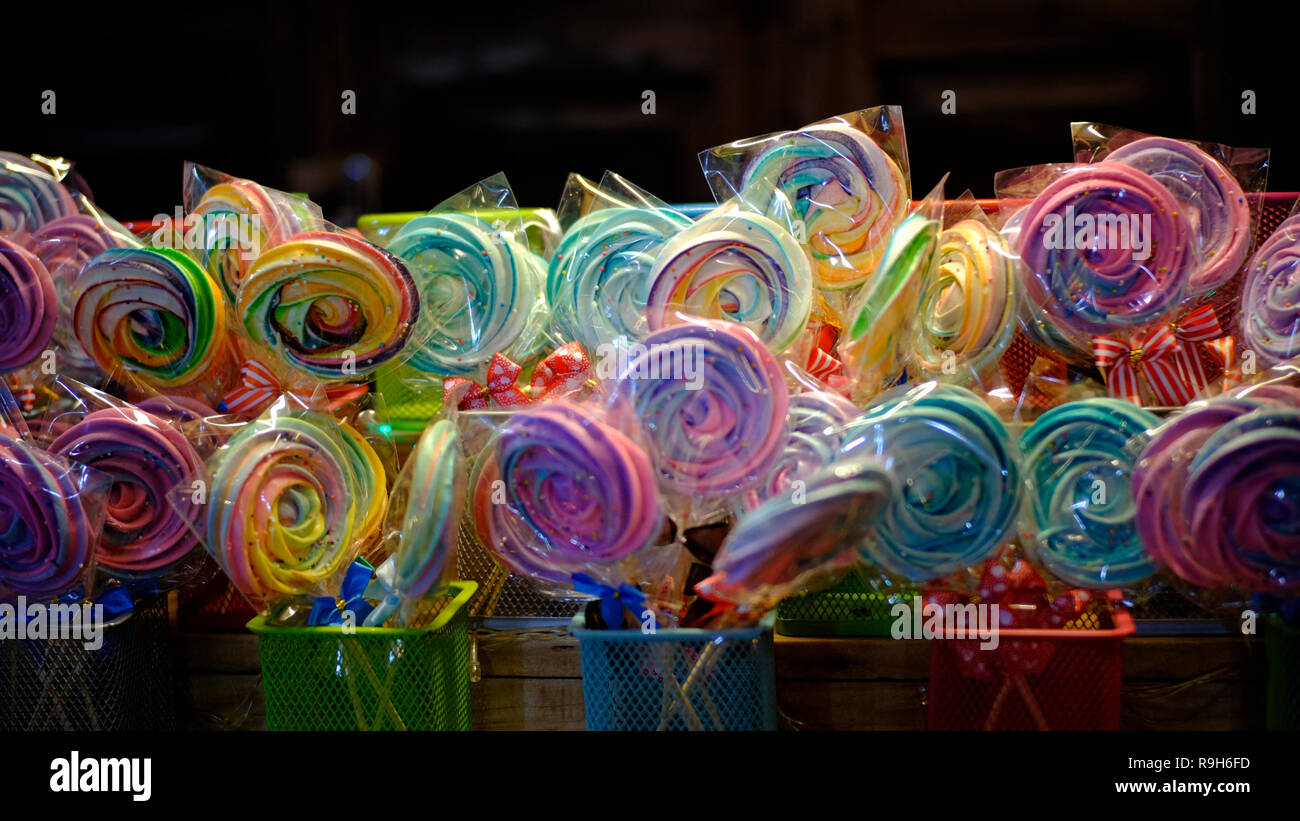 Candy Many Colors Stock Photo - Alamy