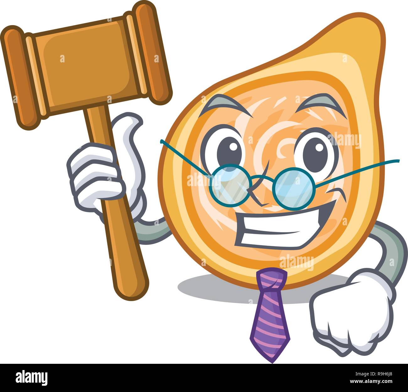 Judge chicken coxinha in shape a cartoon Stock Vector Image & Art - Alamy