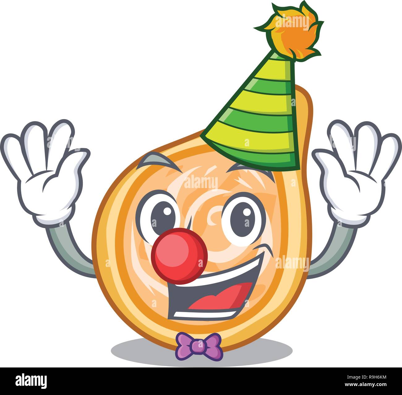 Clown chicken coxinha in shape a cartoon Stock Vector Image & Art - Alamy