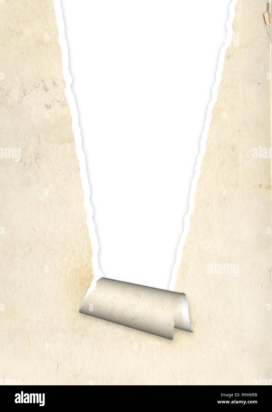 Grunge frame with paper texture Stock Photo - Alamy