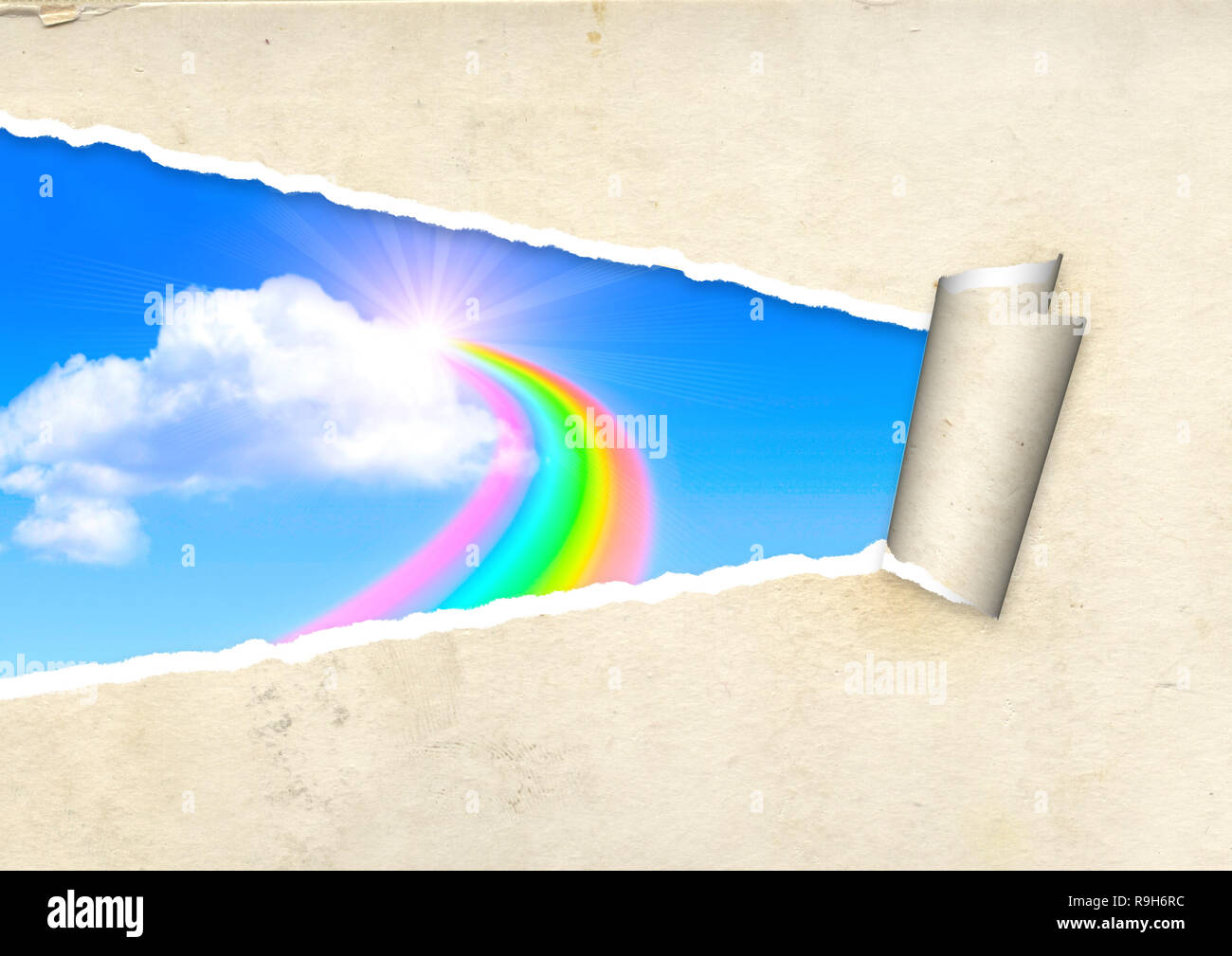 Grunge frame with paper texture Stock Photo - Alamy