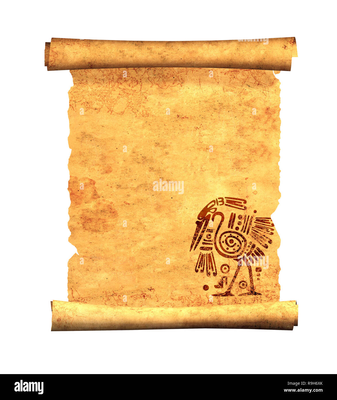 Old Parchment Scroll