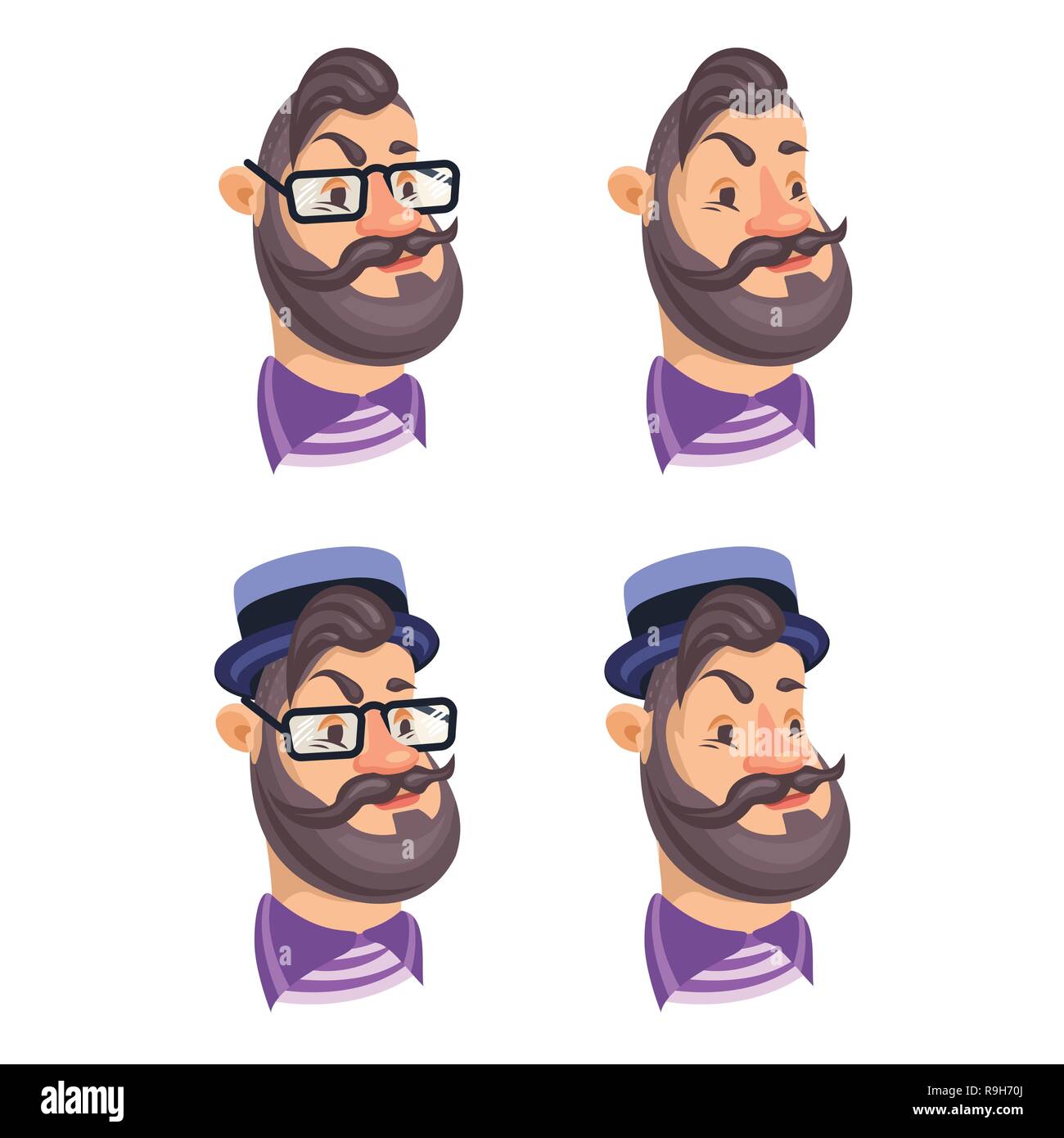 Manbun Stock Vector Images Alamy