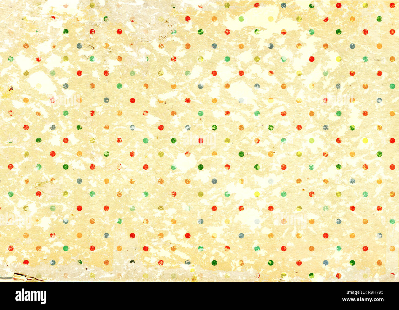 Grunge background with dots pattern and paper texture Stock Photo - Alamy