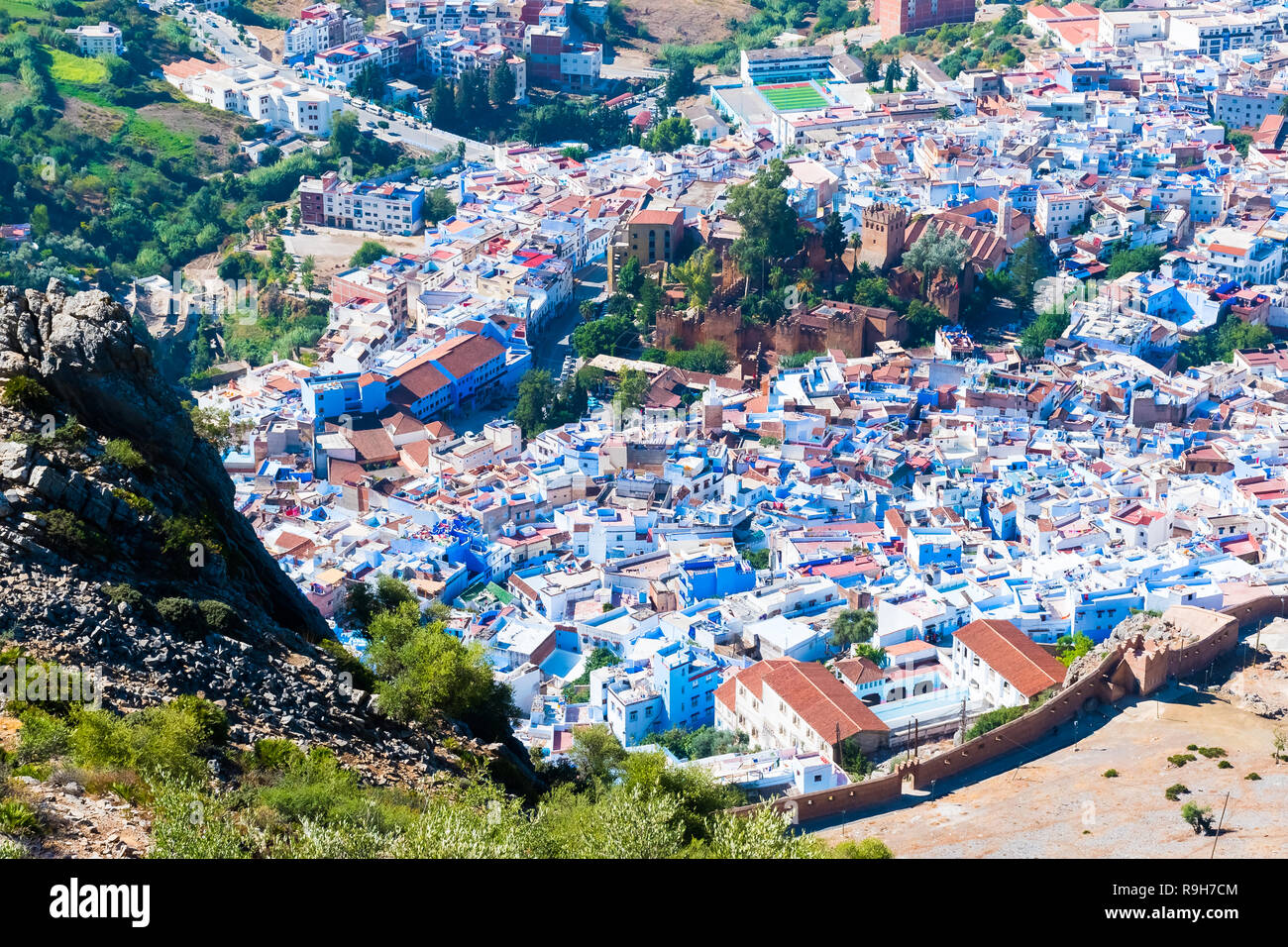 Chefchaouen panoramic view hi-res stock photography and images - Alamy