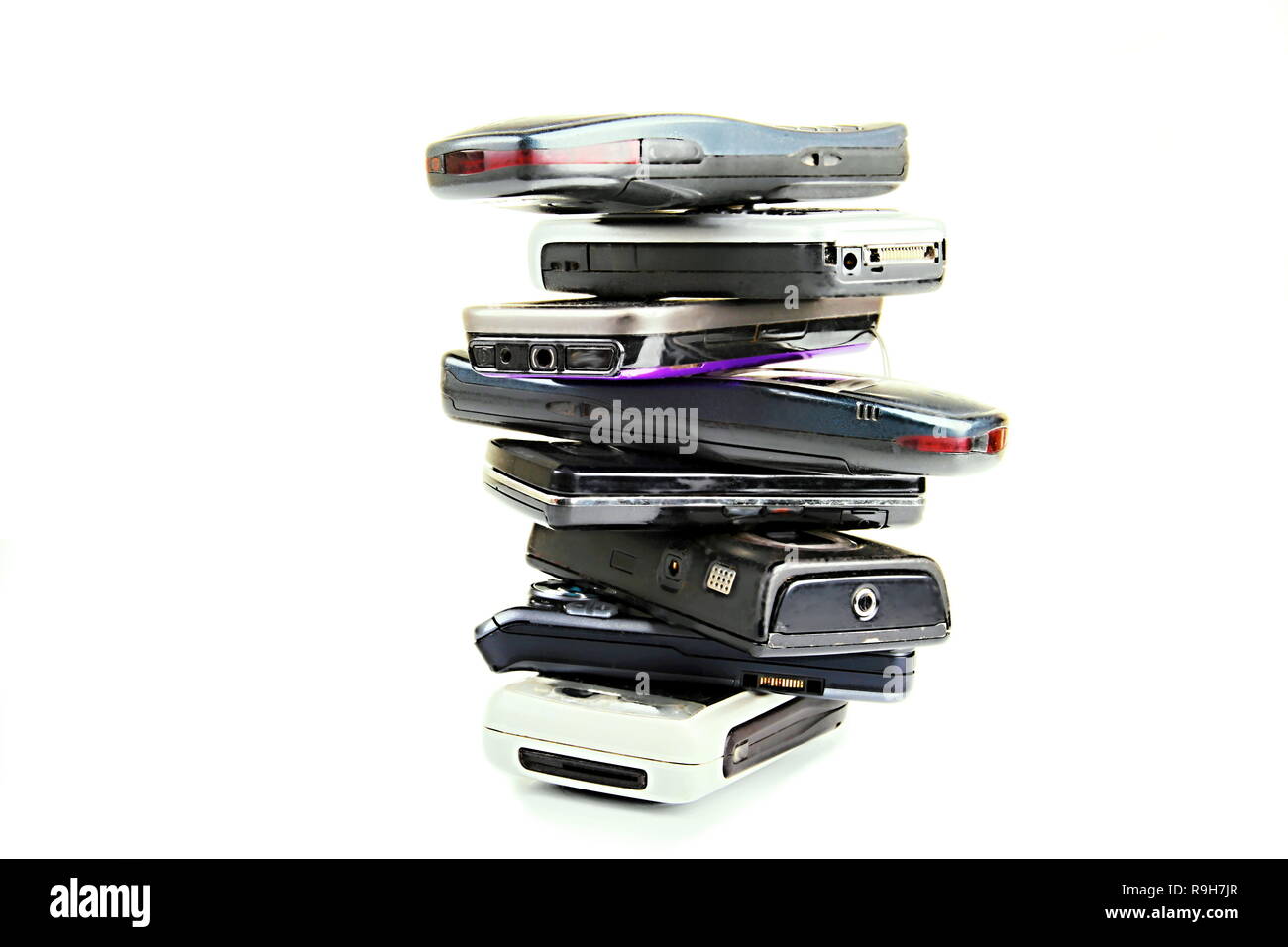 Mobile phone battery recycling bin hi-res stock photography and images ...