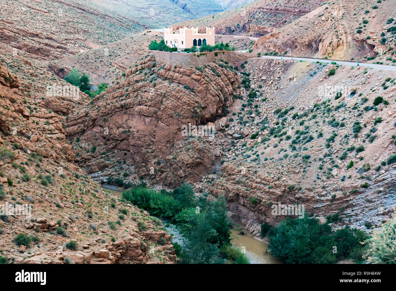 Mountain pass in Dades Gorges, Atlas Mountains, Morocco, Africa Stock ...