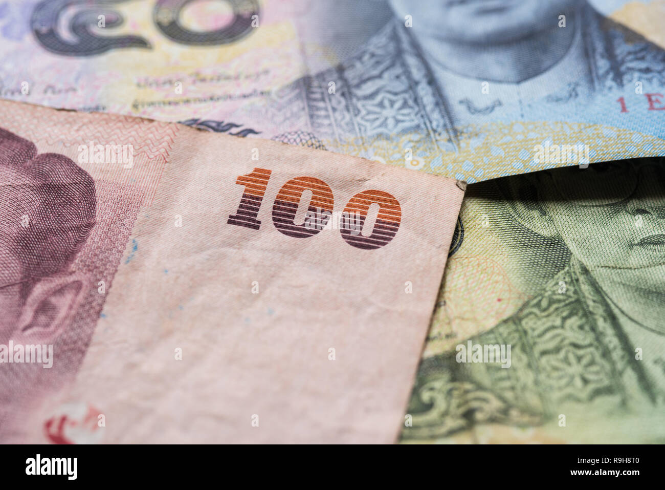 thai baht bank note Stock Photo - Alamy