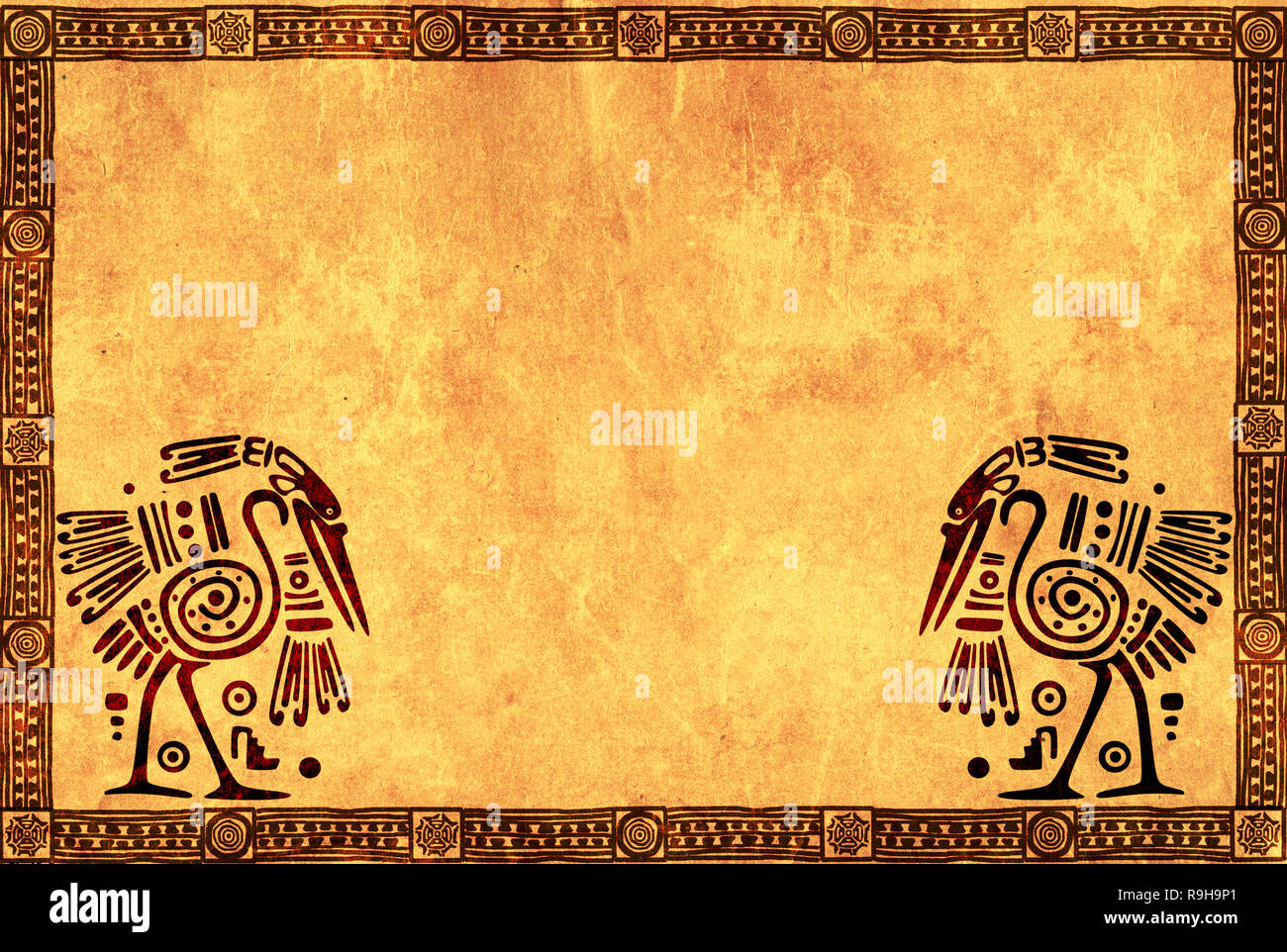Background with American Indian national patterns Stock Photo - Alamy