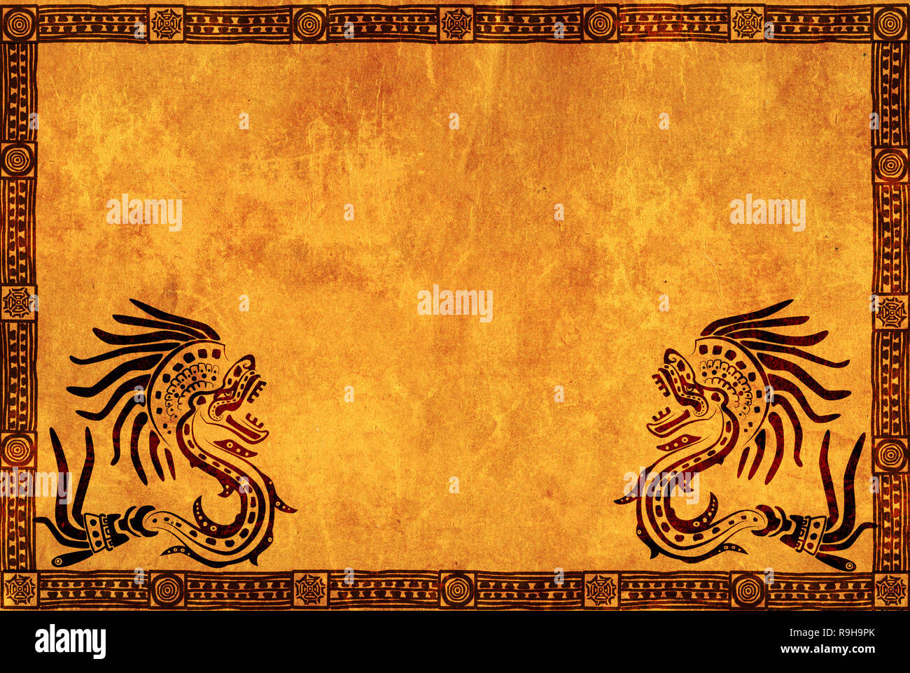 Background with American Indian national patterns Stock Photo - Alamy