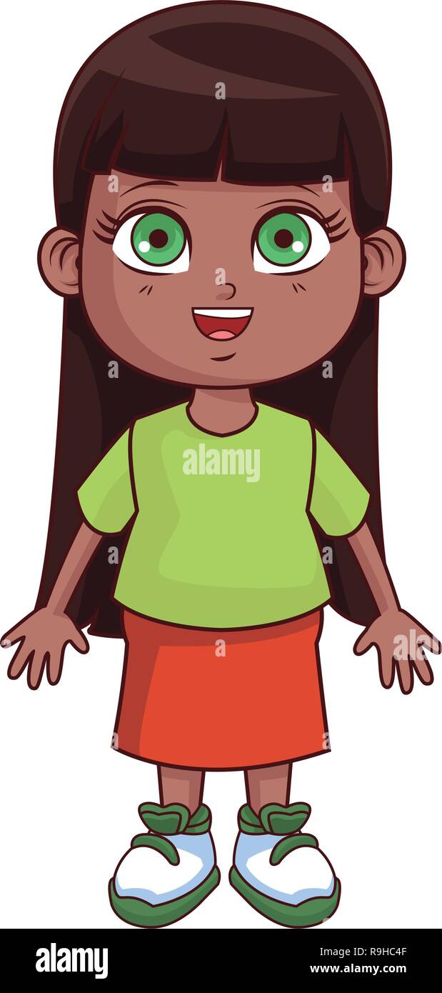 Cute girl cartoon Stock Vector Image & Art - Alamy