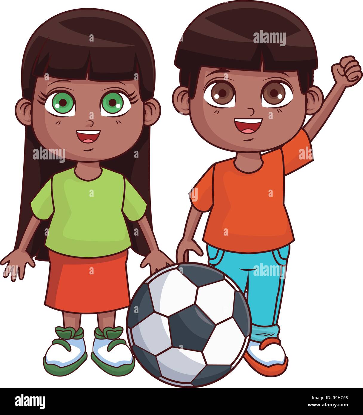 Cute kids cartoon Stock Vector Image & Art - Alamy