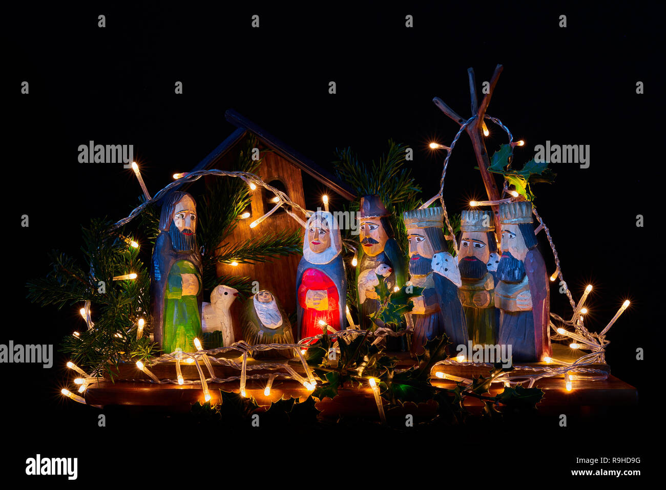 Christmas crib the shepherd hi-res stock photography and images - Alamy