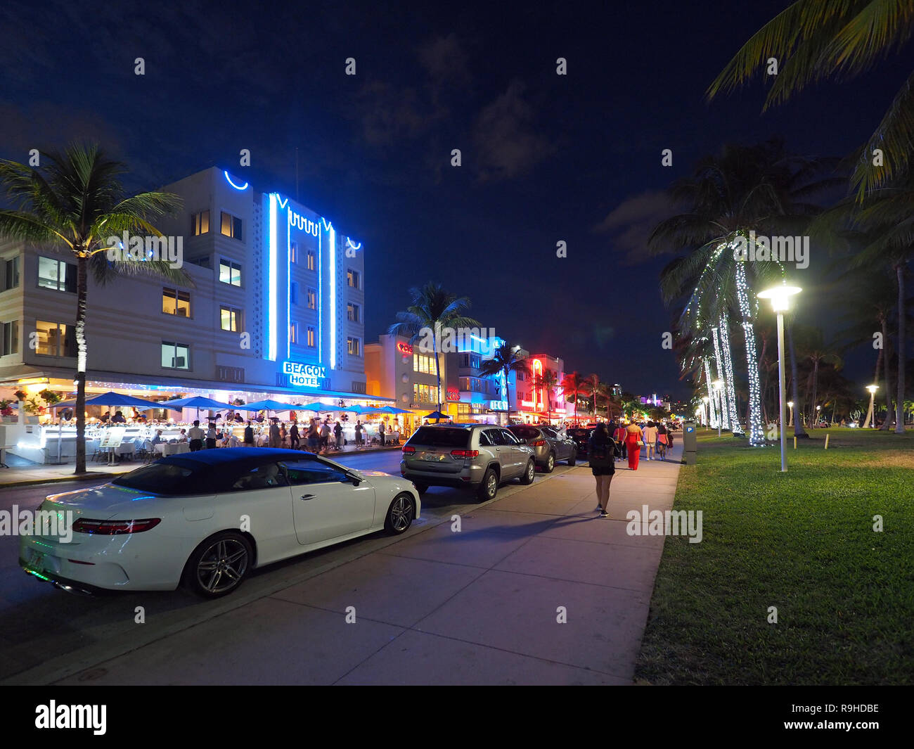 Miami Beach, Florida 12-19-2018 The Miami Beach Art Deco District and ...