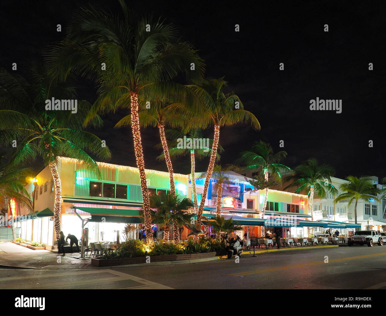 Miami Beach, Florida 12-19-2018 The Miami Beach Art Deco District and ...
