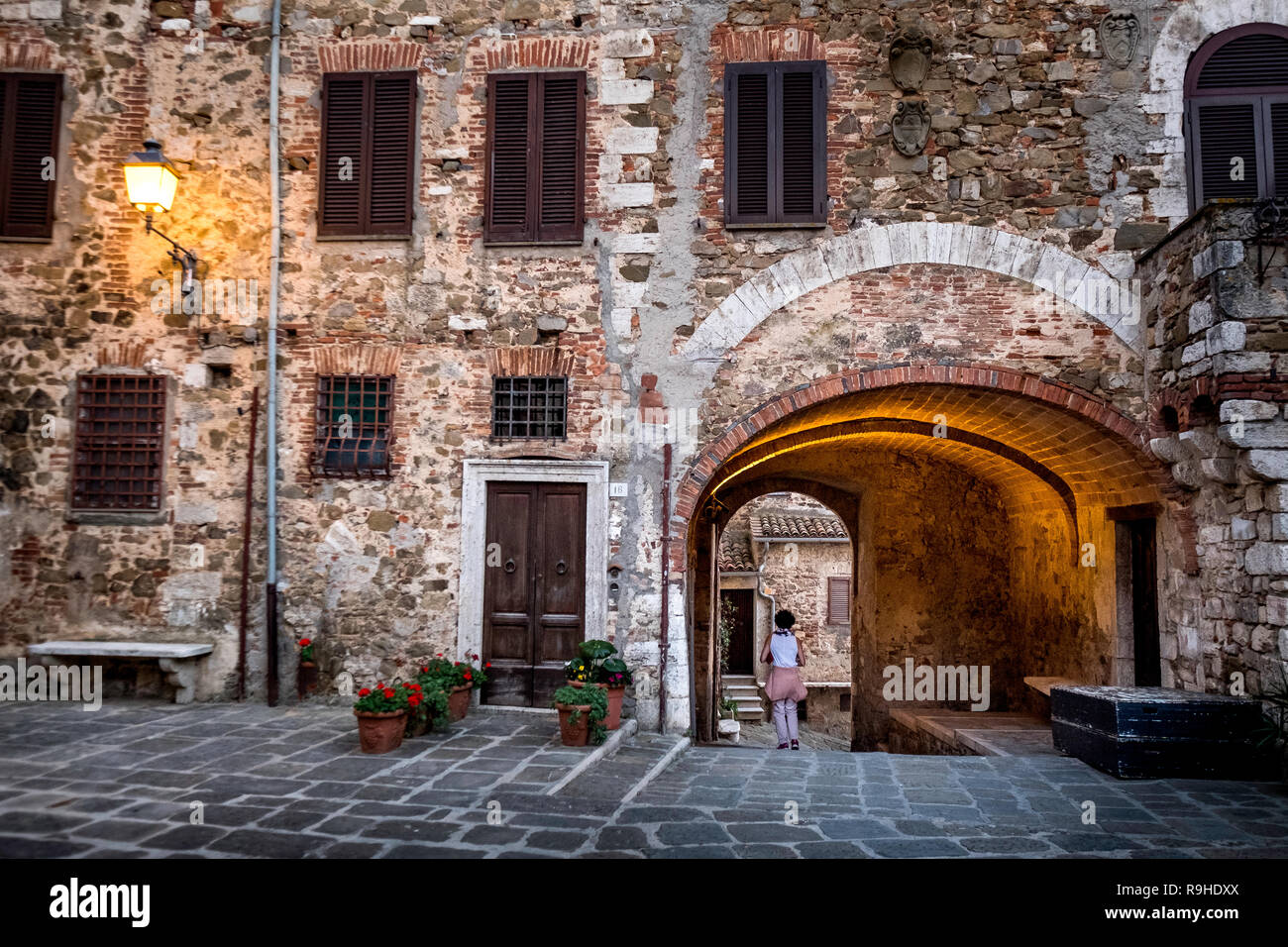 Montemerano, Tuscany - small medieval village in Maremma. Montemerano ...