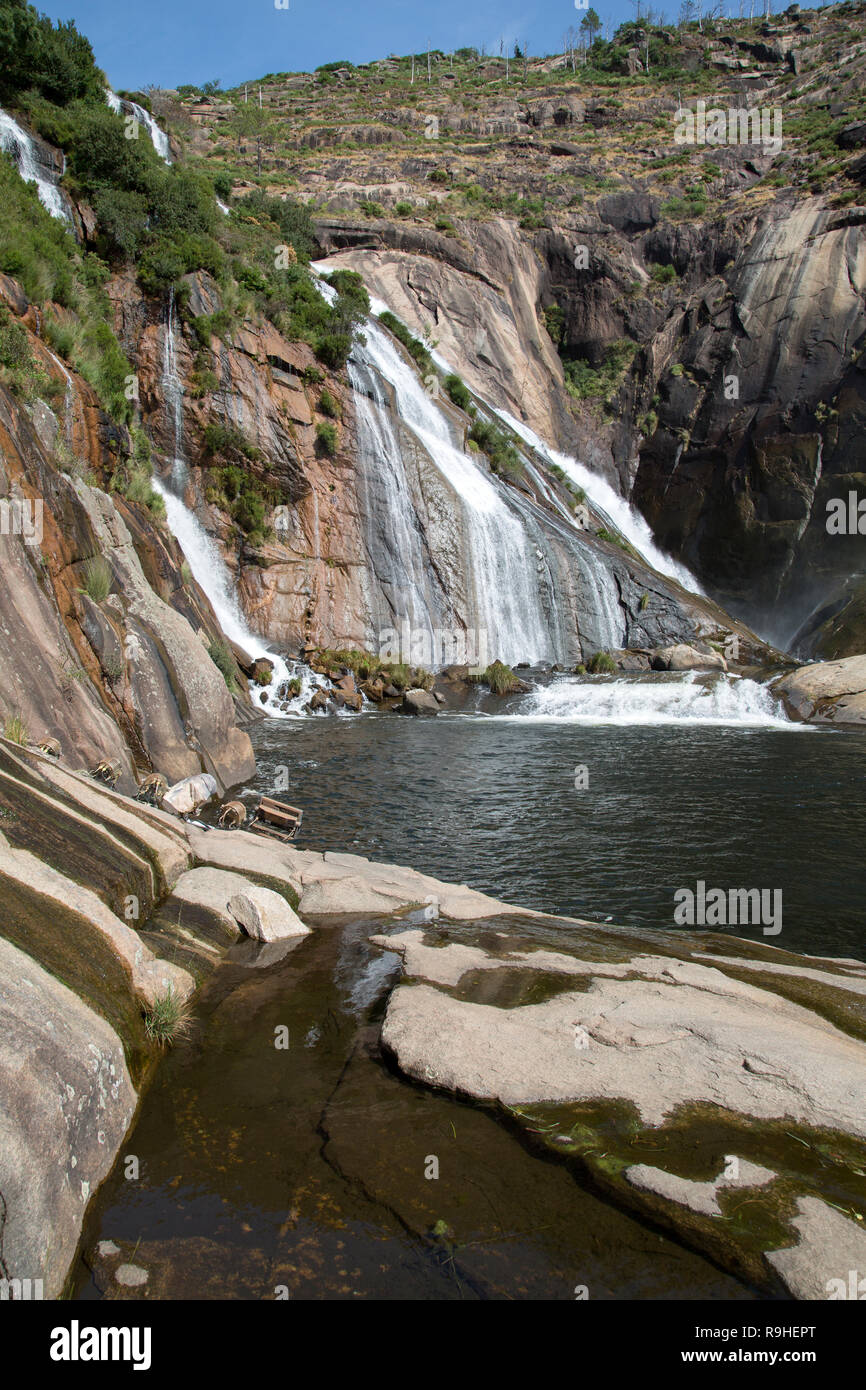 Ezaro Waterfall, Coruna; Galicia; Spain Stock Photo - Alamy