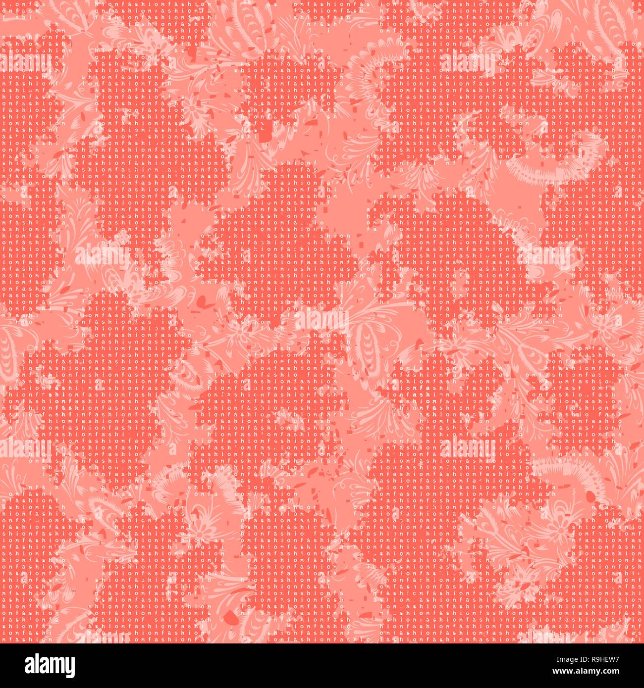 Fashion camo design. Color clouds seamless pattern vector. Trendy ...