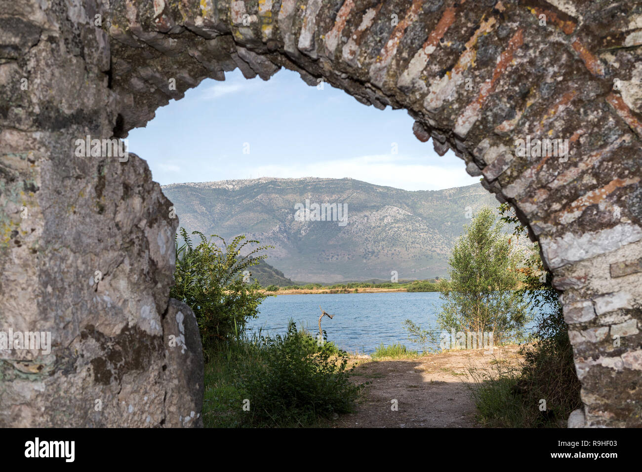Butrint National Park, Archelogical site, Albania Stock Photo - Alamy