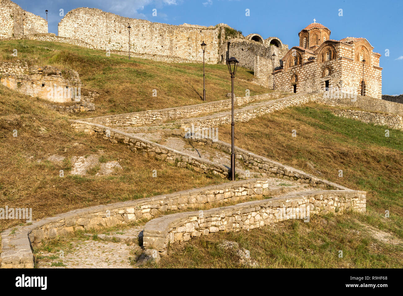 Berat Castle Old Town Orthodox Church Albania Stock Photo - Alamy